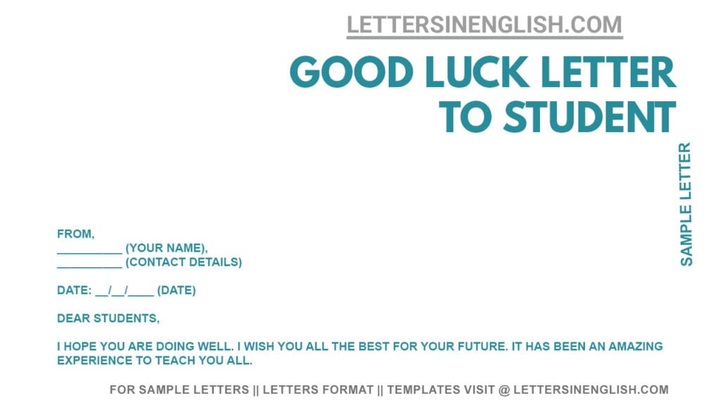 Good Luck Letter for Interview - Sample Letter for Interview Good Luck ...