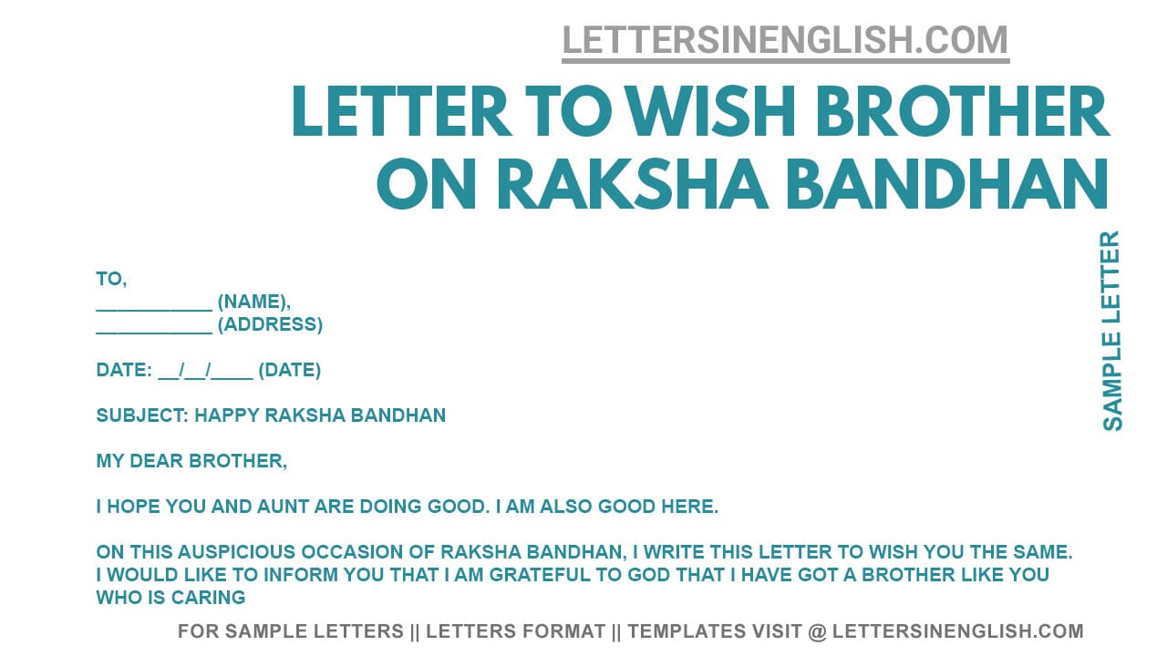 Raksha Bandhan Letter To A Cousin Brother Sample Letter To Wish Cousin Brother On Raksha raksha-bandhan-letter-to-a-cousin-brother-sample-letter-to-wish-cousin-brother-on-raksha