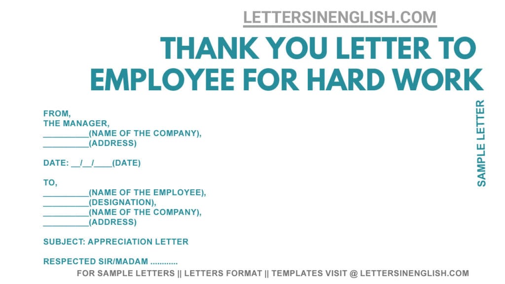 Thank You Letter to Team After Project Completion - Sample Letter of ...